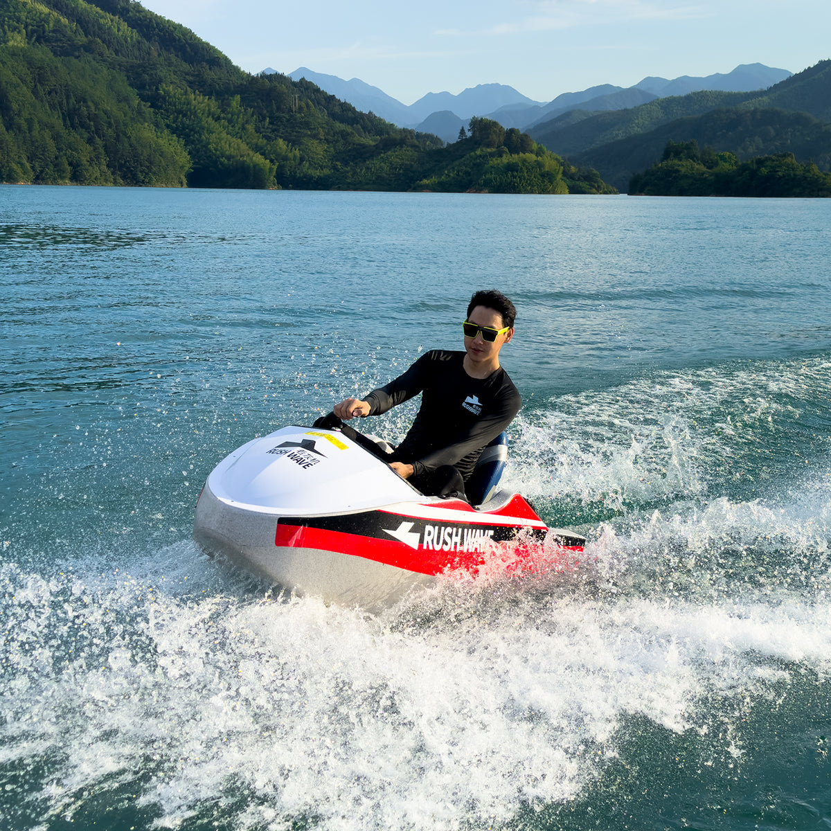 RUSH WAVE Boat | Electric Kart Boat | 15KW Mini Jet | K2