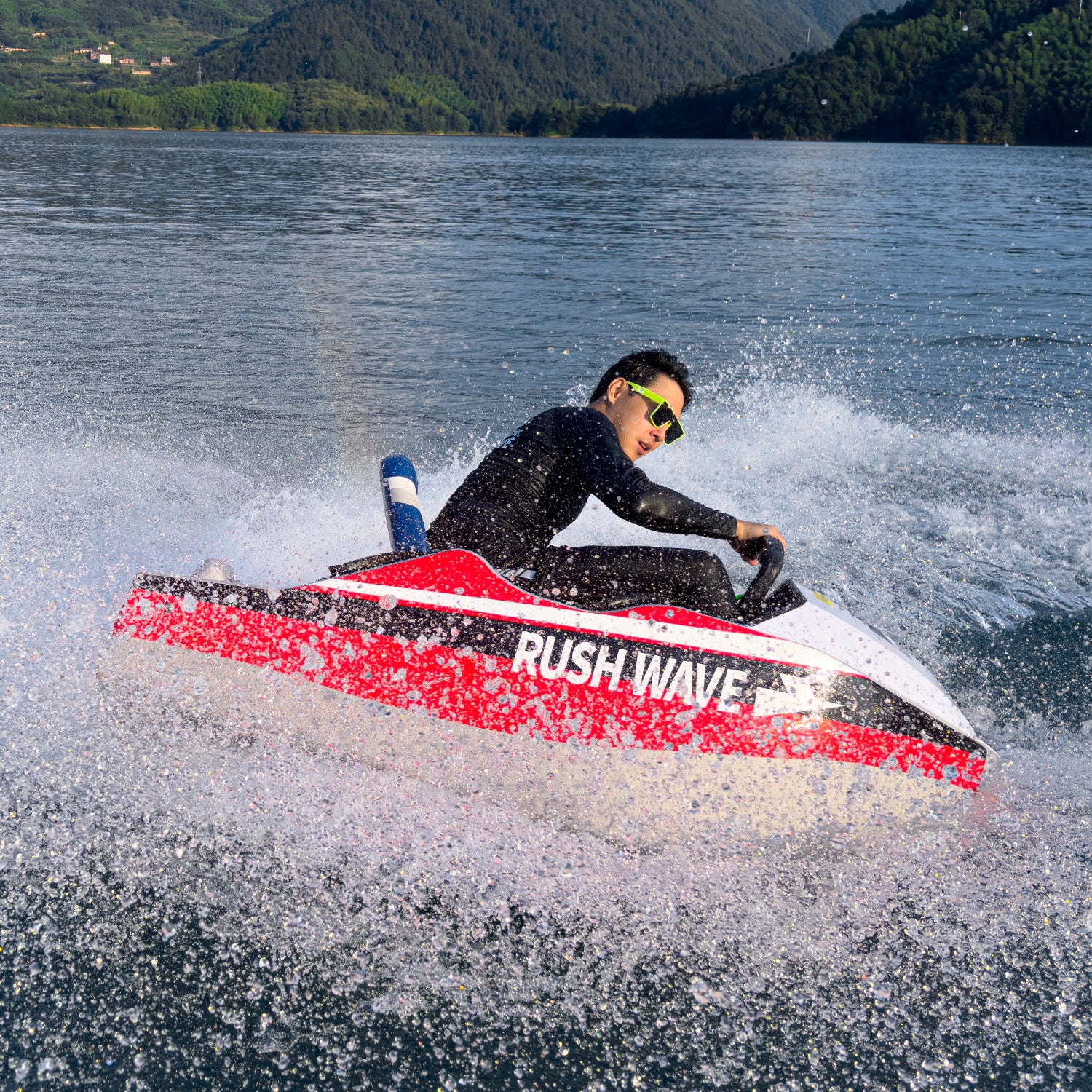 RUSH WAVE Boat | Electric Kart Boat | 15KW Mini Jet | K2