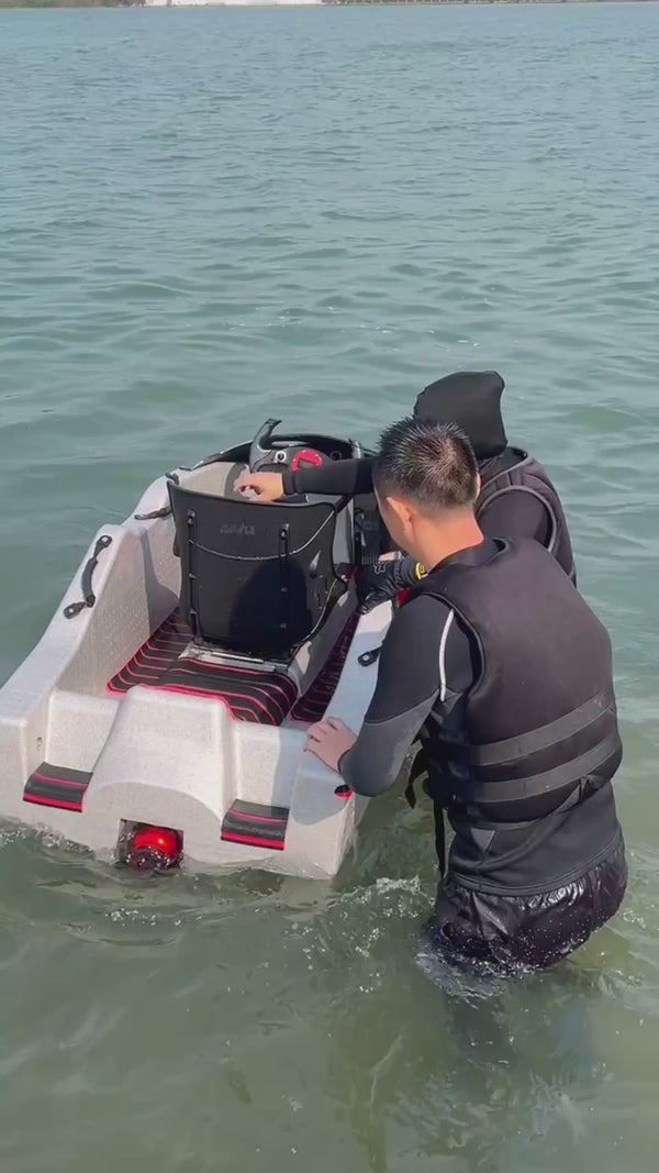 RUSH WAVE Boat | Electric Kart Boat | 15KW Mini Jet | K2